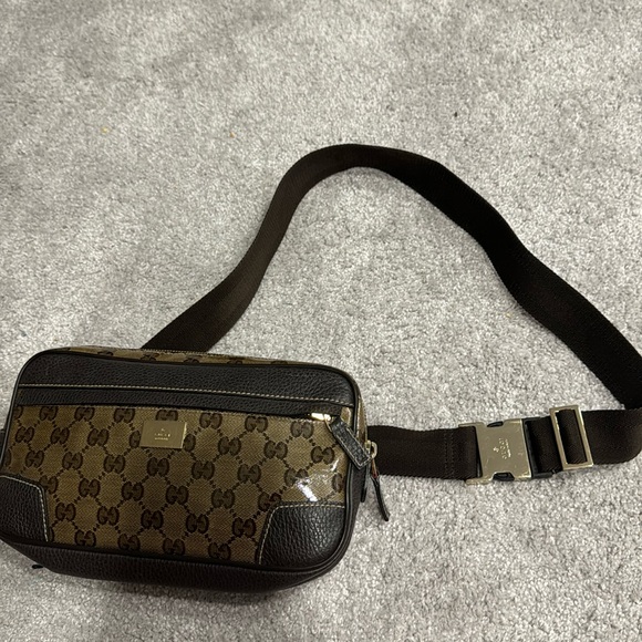 Gucci | Bags | Gucci Coated Canvas Fanny Pack | Poshmark